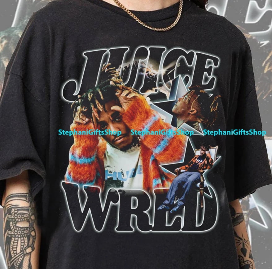 Vintage Juice Wrld T-Shirt, Hip Hop Rapper T-Shirt, Gifts For Fans S ...