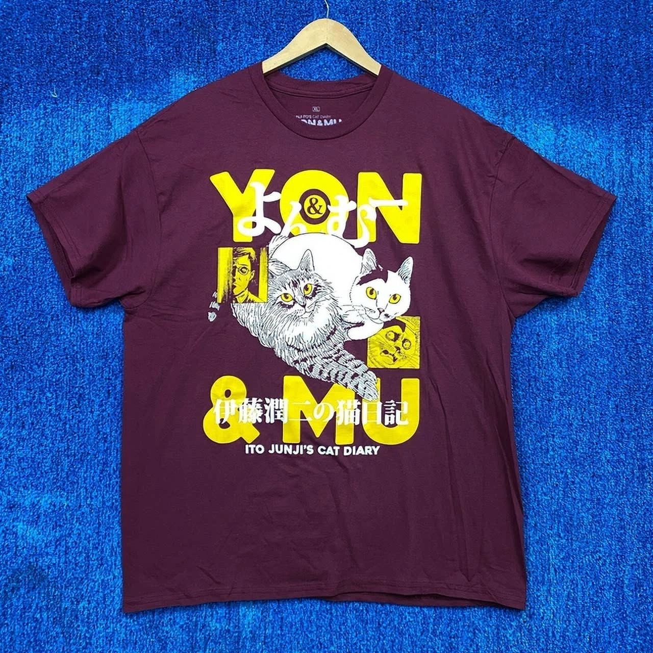 Vintage Junji Itos Cat Diary Yon & Mu Japanese Horror Manga Tee Xlhot ...