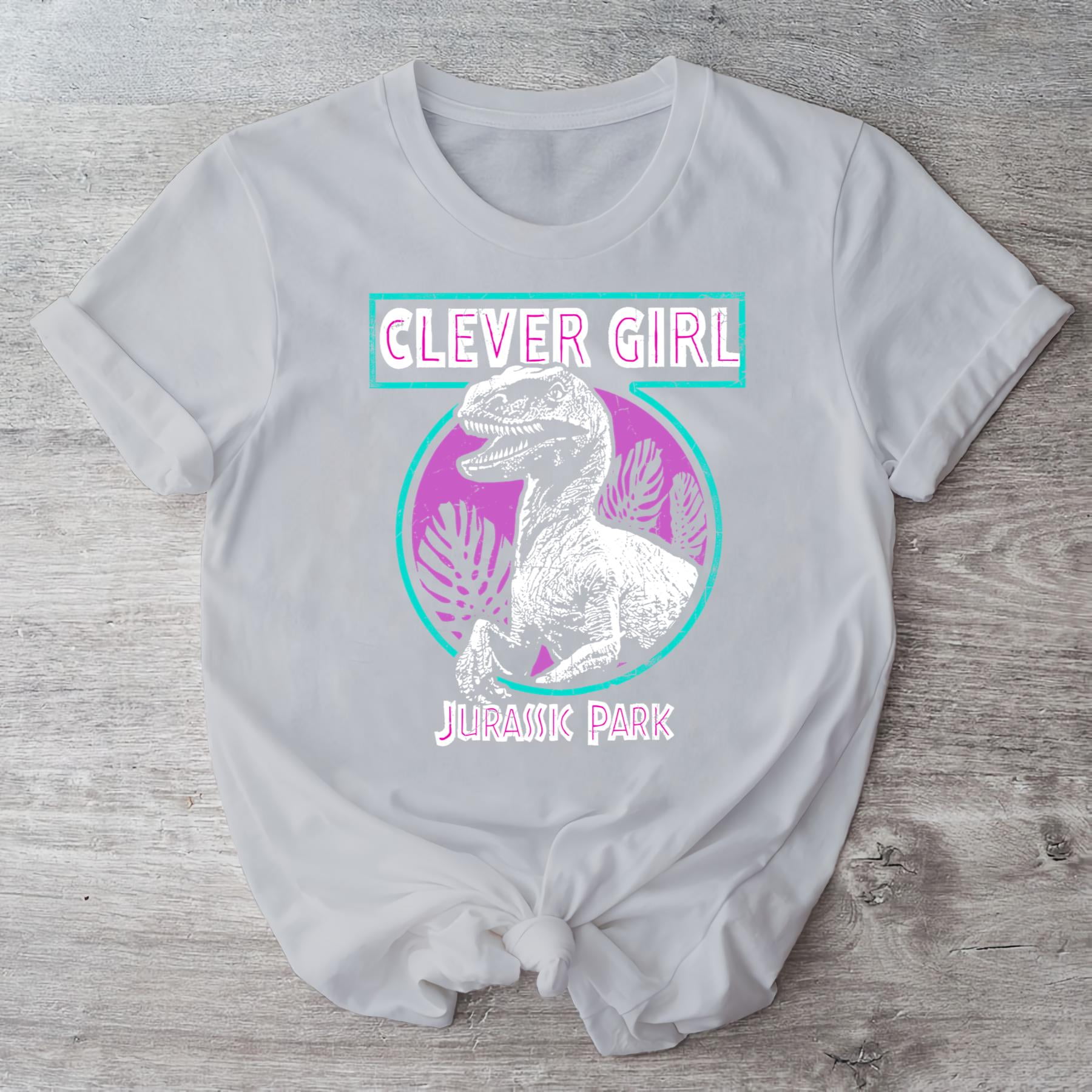 Vintage Jurassic Park Shirt, Raptor Clever Girl T-shirt, Dinosaur ...