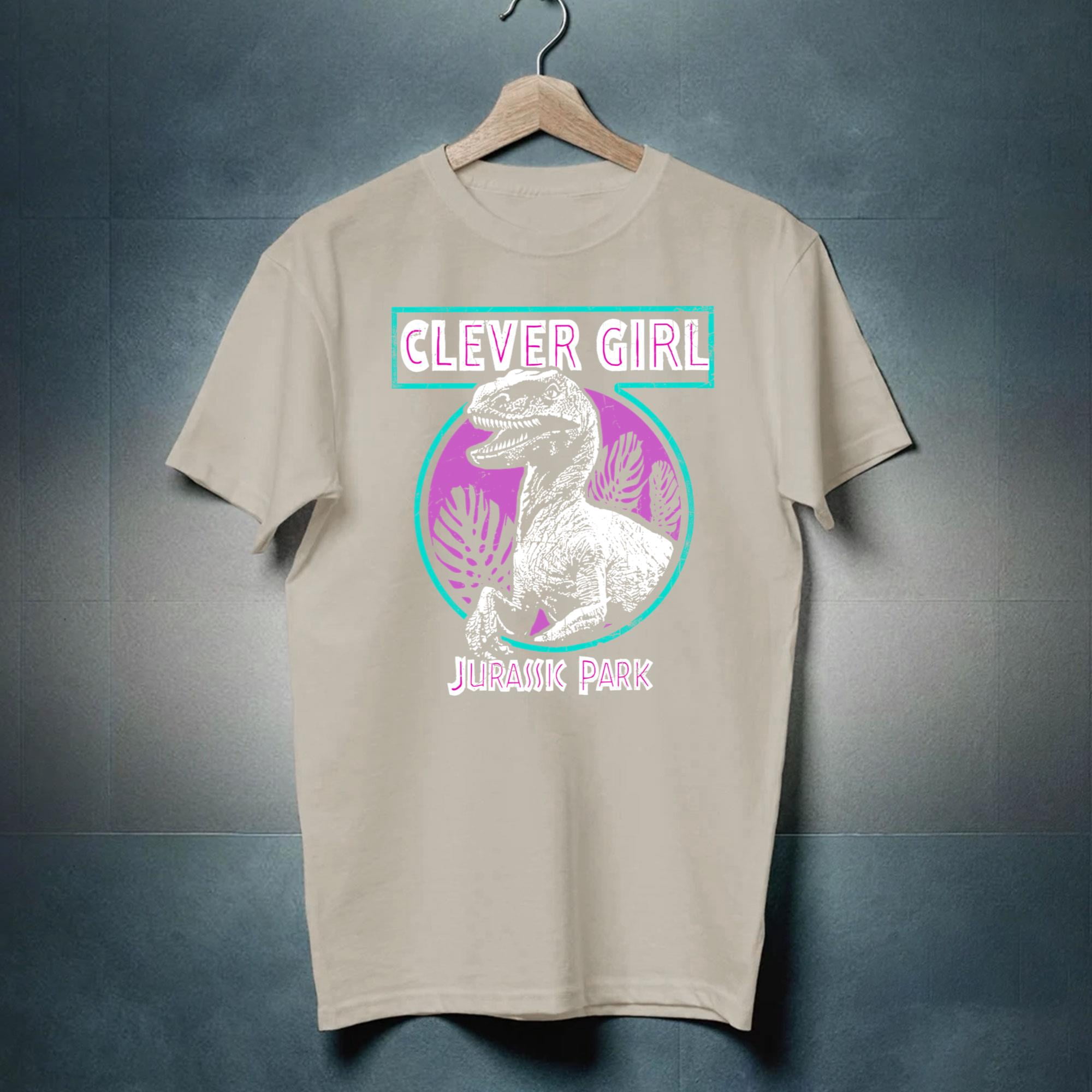 Vintage Jurassic Park Shirt, Raptor Clever Girl T-shirt, Dinosaur ...