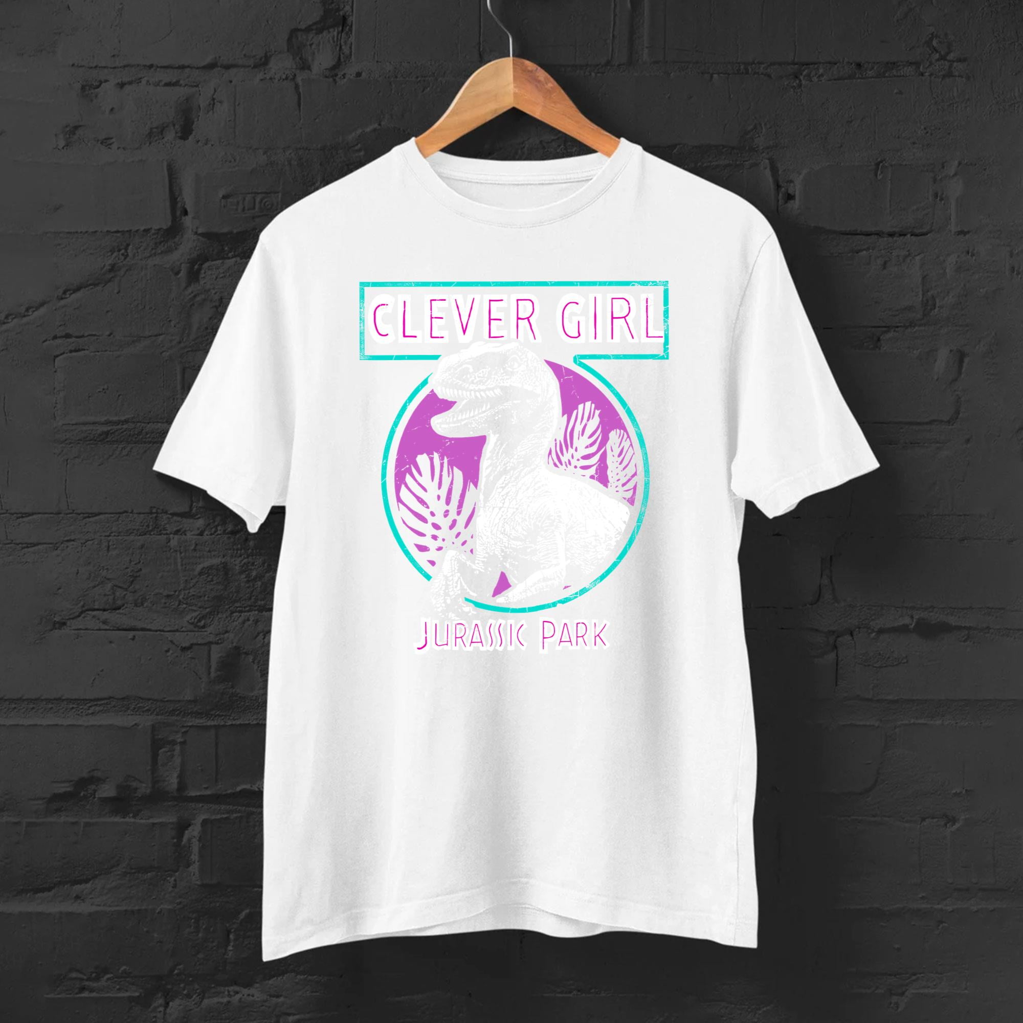 Vintage Jurassic Park Shirt, Raptor Clever Girl T-shirt, Dinosaur ...