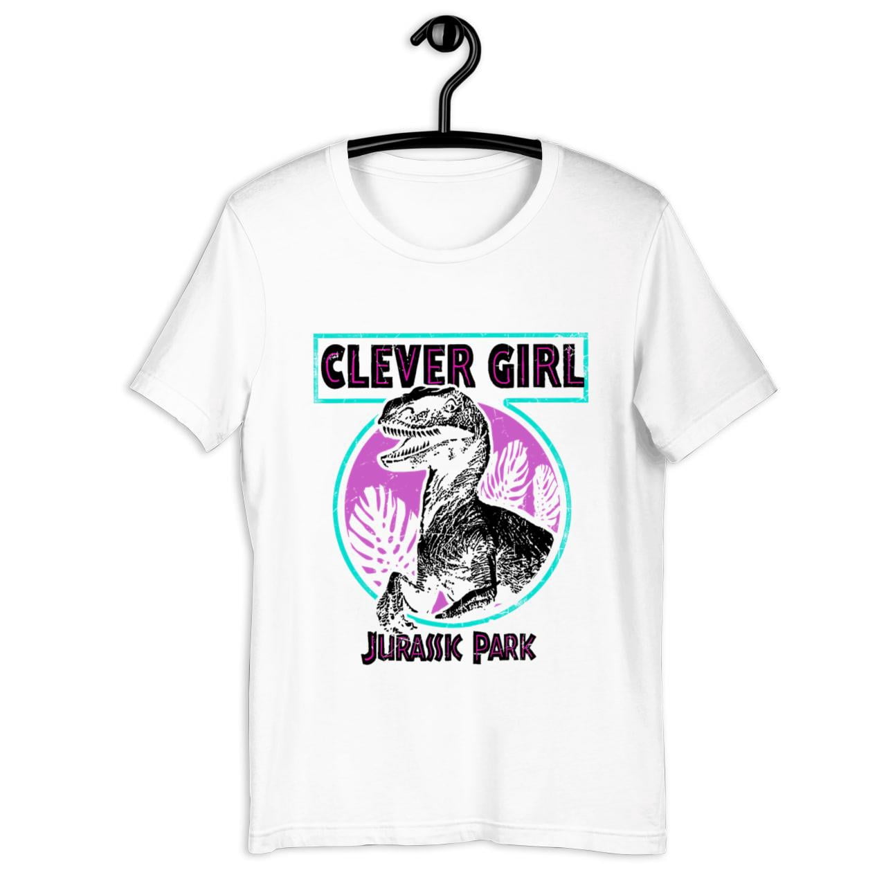 Vintage Jurassic Park Shirt, Raptor Clever Girl T-shirt, Dinosaur ...
