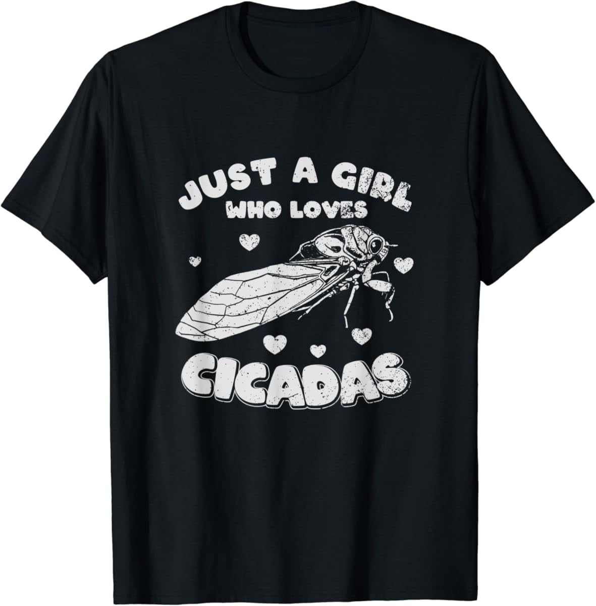 Vintage Just a Girl who loves cicadas - Brood x T-Shirt S-5XL ...