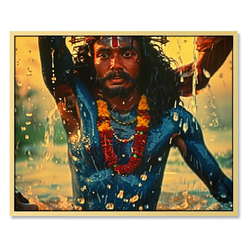 Vintage Kali Poster - Retro Goddess Kali Print - Hindu Art - Indian Art ...