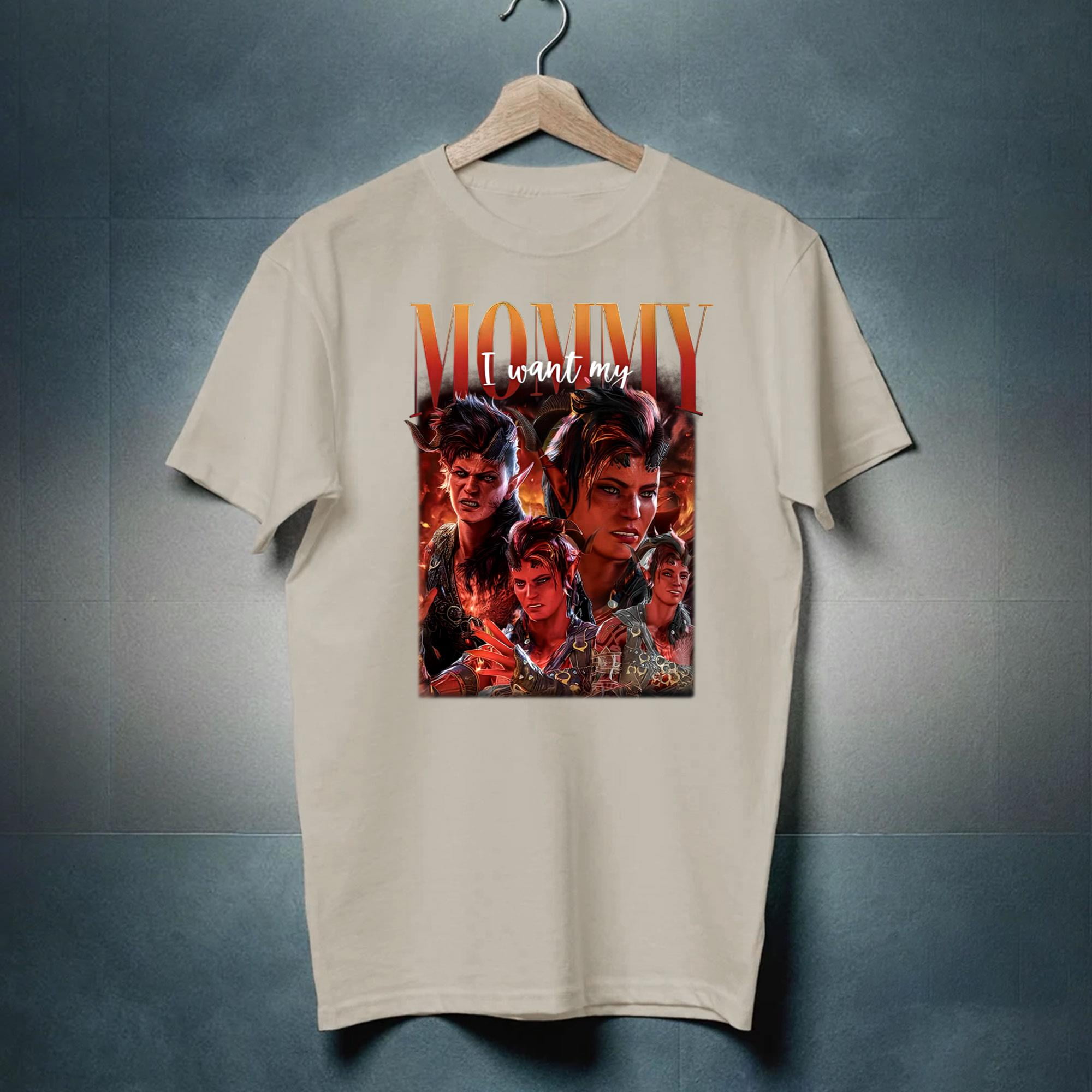 Vintage Karlach Baldur's Gate I Want My Mommy Shirt, Baulders Baldur ...