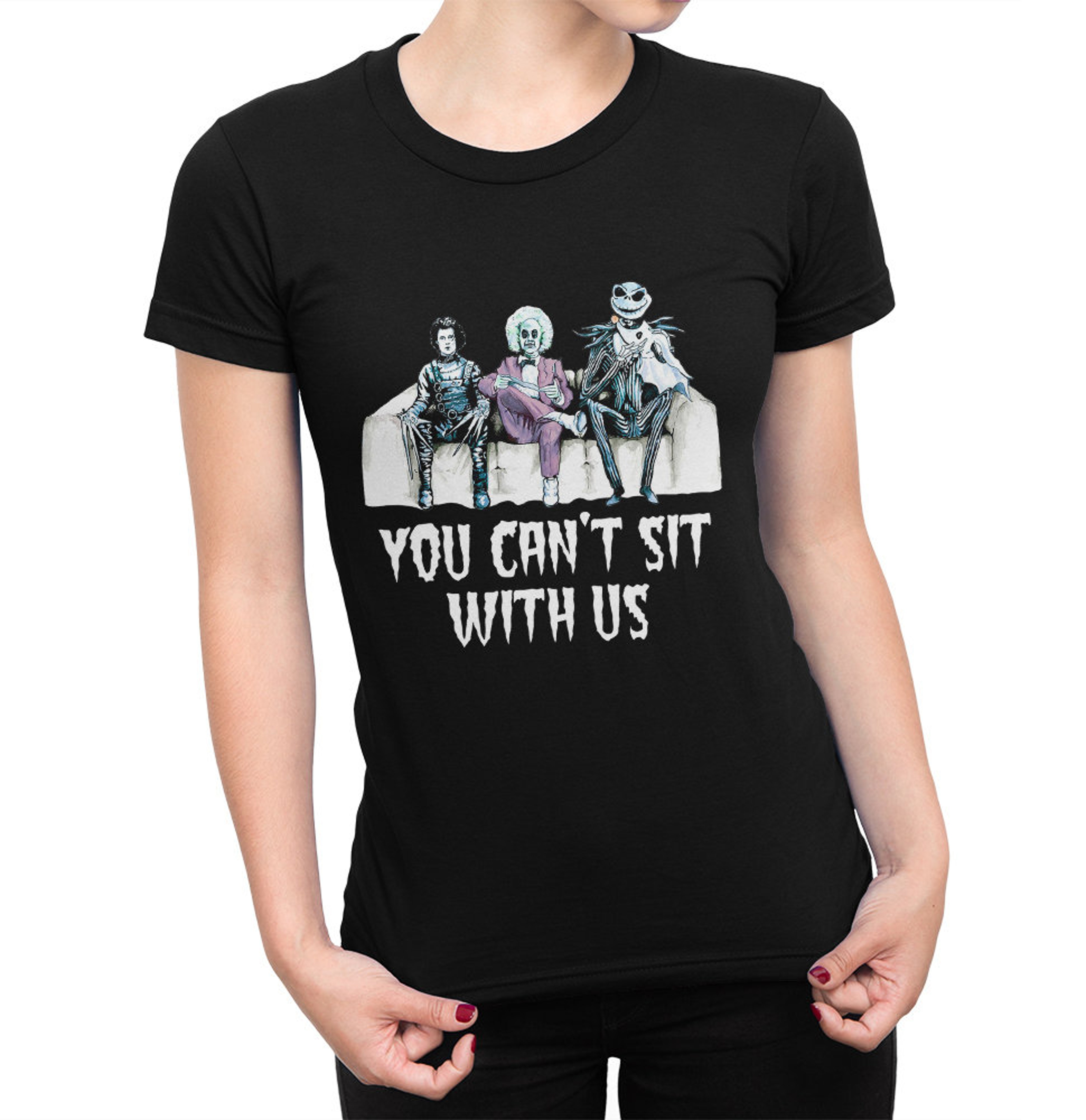 Tim Burton Heroes T-Shirt, Edward Scissorhands Jack Skellington and ...