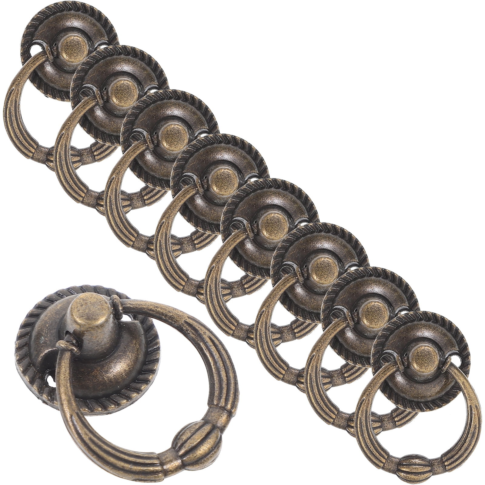 Golden Zinc Alloy Vintage Style Door Handles for Kitchen Cabinets and ...