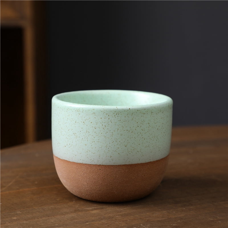 Vintage Kung Fu Tea Cup Creative Ceramic Bowl Espresso Cup Coarse ...