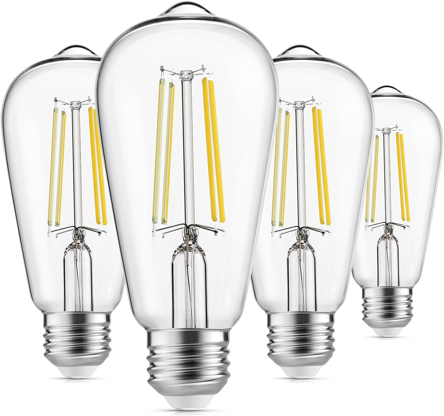 Vintage LED Edison Bulbs 6W, Equivalent 60W Incandescent, Warm White ...