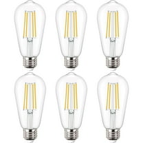 CROWN LED Edison Light Bulb E27 Socket | Dimmable, 4 W, 2200 K Warm ...