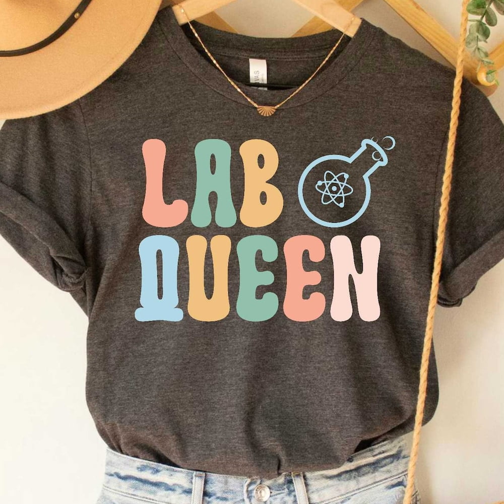 Vintage Lab Queen Laboratory Technicianfunny Medical Technician Gift Lab Science - Perfect Gifts ...