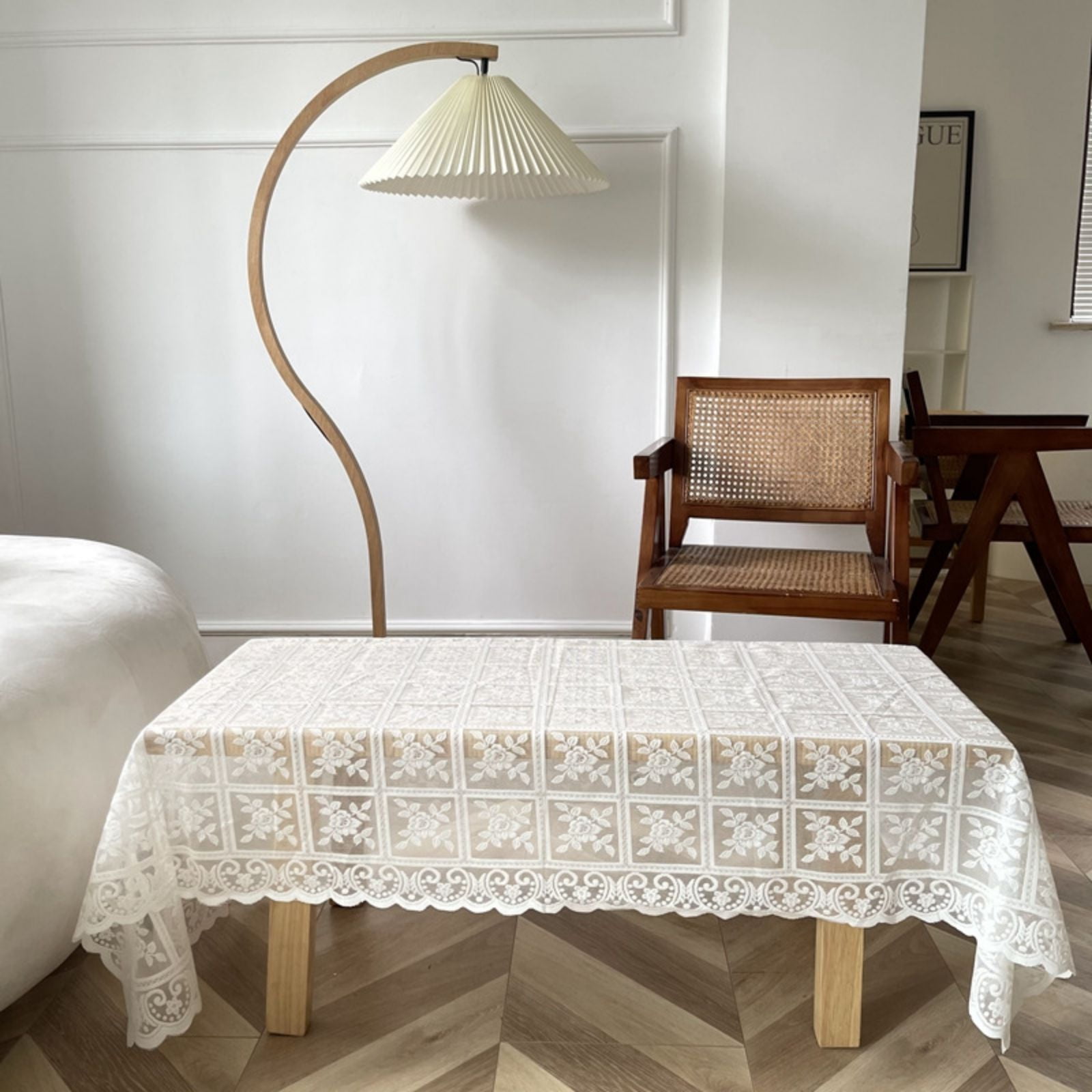 Vintage-Lace-Tablecloth 35x47-Inch Small Lace Rectangle Tablecloth Lace ...