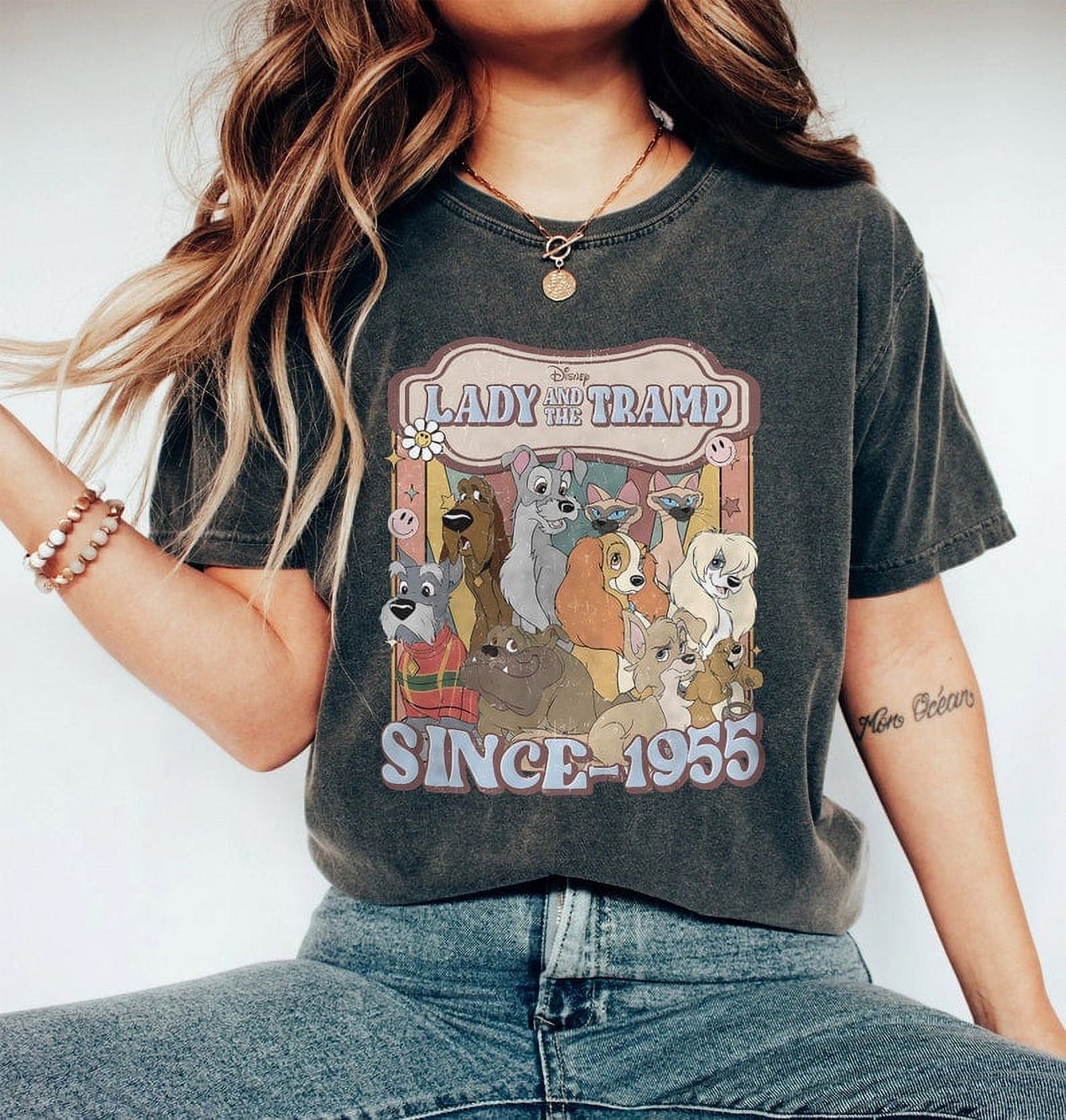 Vintage Lady And The Tramp TSHIRT, Lady And The Tramp, Dog Lover, Magic ...