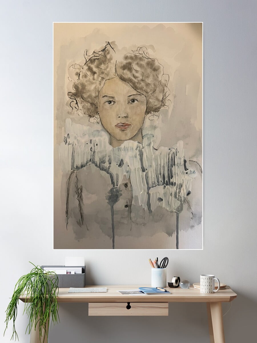 Vintage Lady Poster Wall Art, Modern Wall Decor For Living Room Bedroom ...
