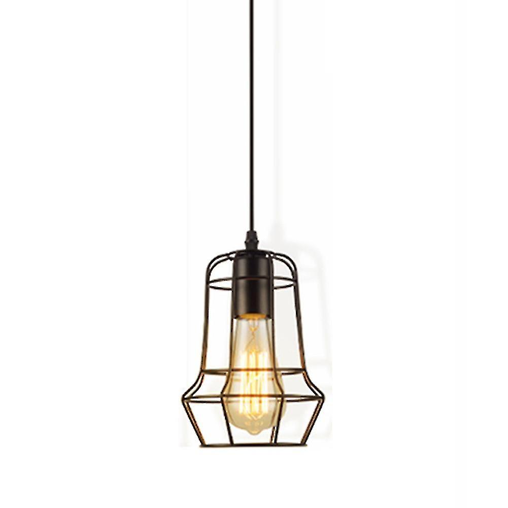 Vintage Lamp Shade Iron Lamp Cage Metal Pendant Ceiling Lamp Hanging ...