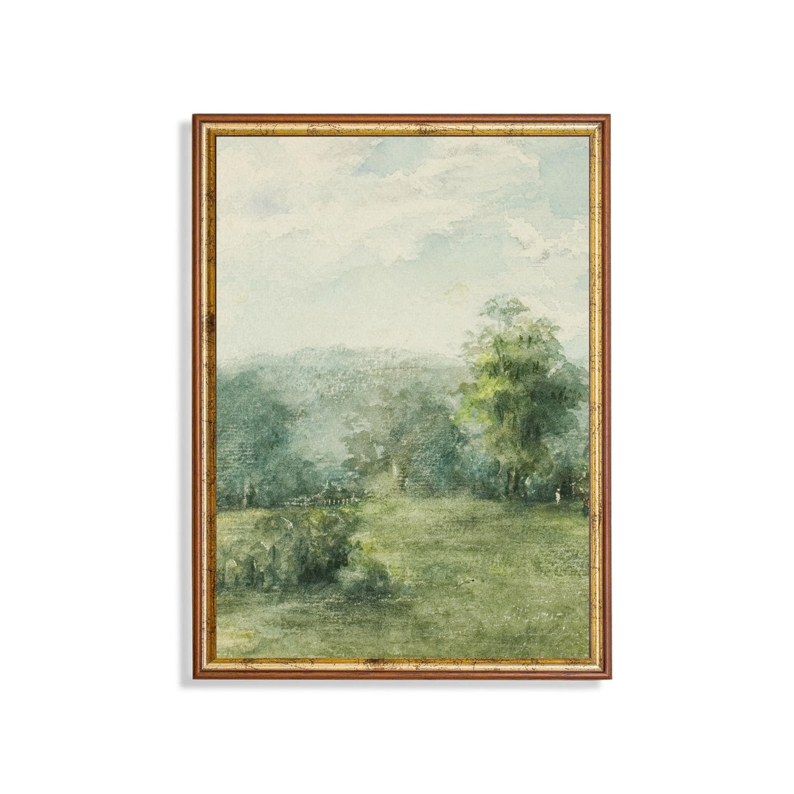 Vintage Landscape Poster Antique Forest Scenery Home Decor UNFRAMED ...
