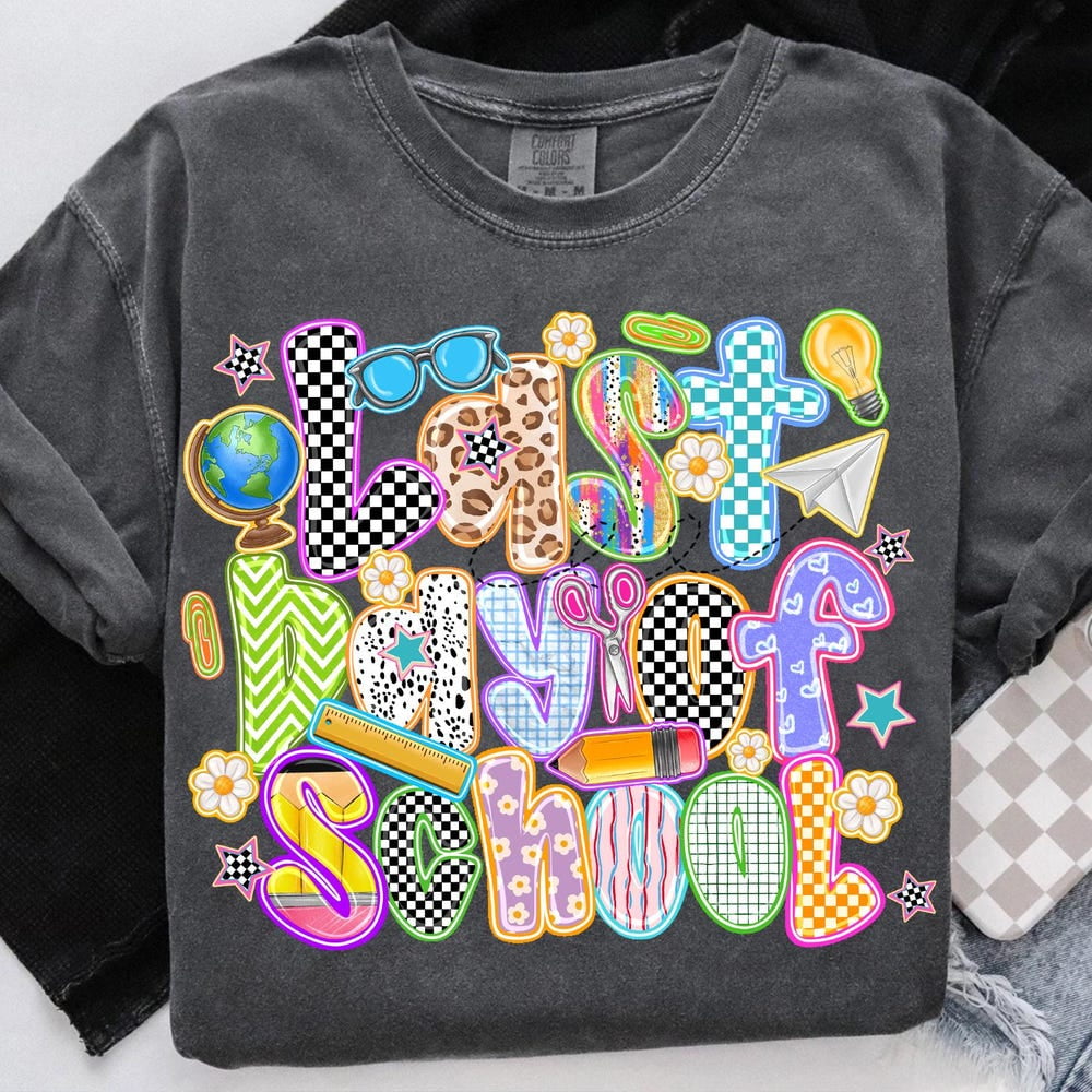 Vintage Last Day Of School, School Year End, Teacher Appreciation ...