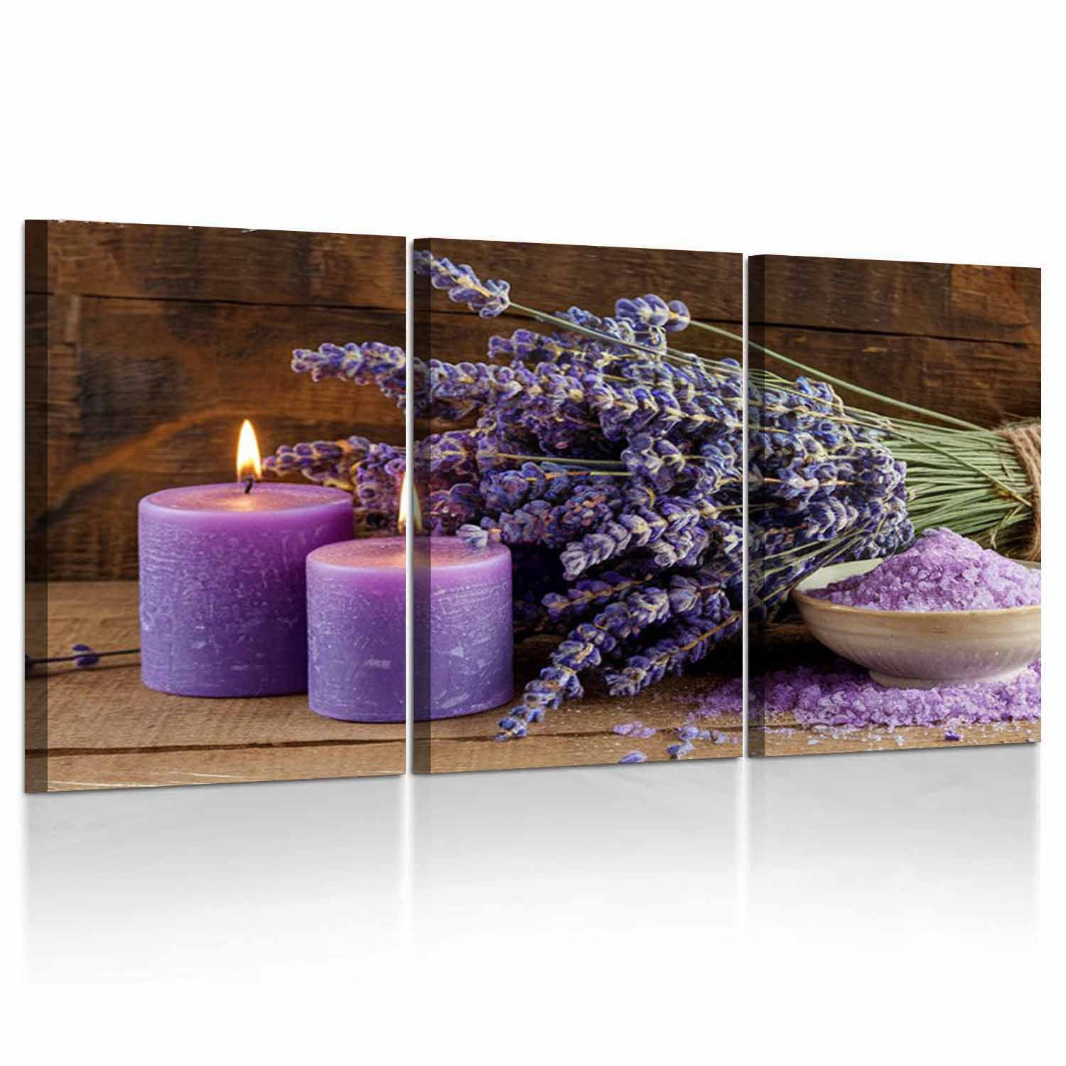 Vintage Lavender Canvas Wall Art Print For Bedroom Living Room Home ...