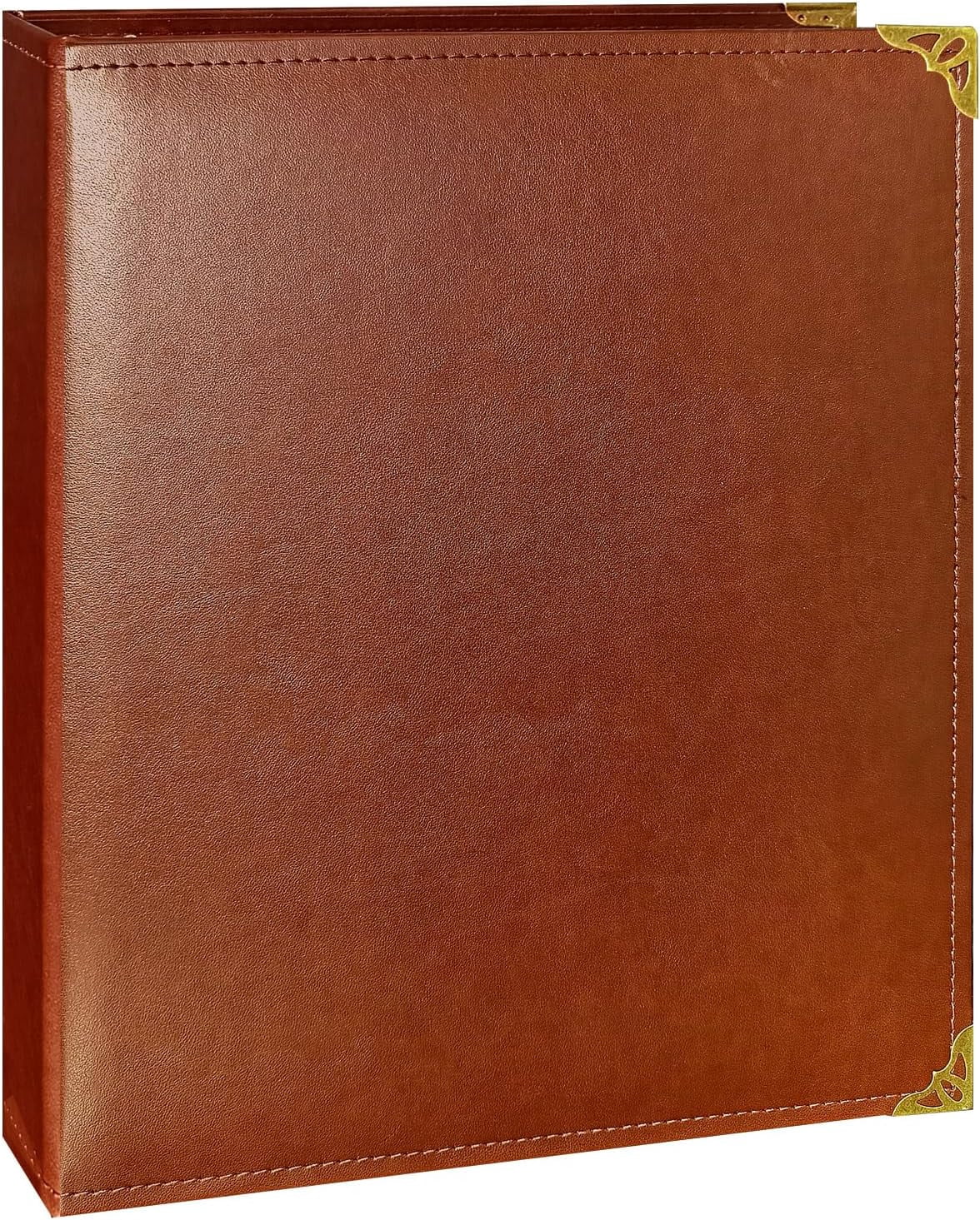 Vintage Leather 3 Ring Binder, 1 Inch D Ring, Holds 8.5" x 11" Paper ...