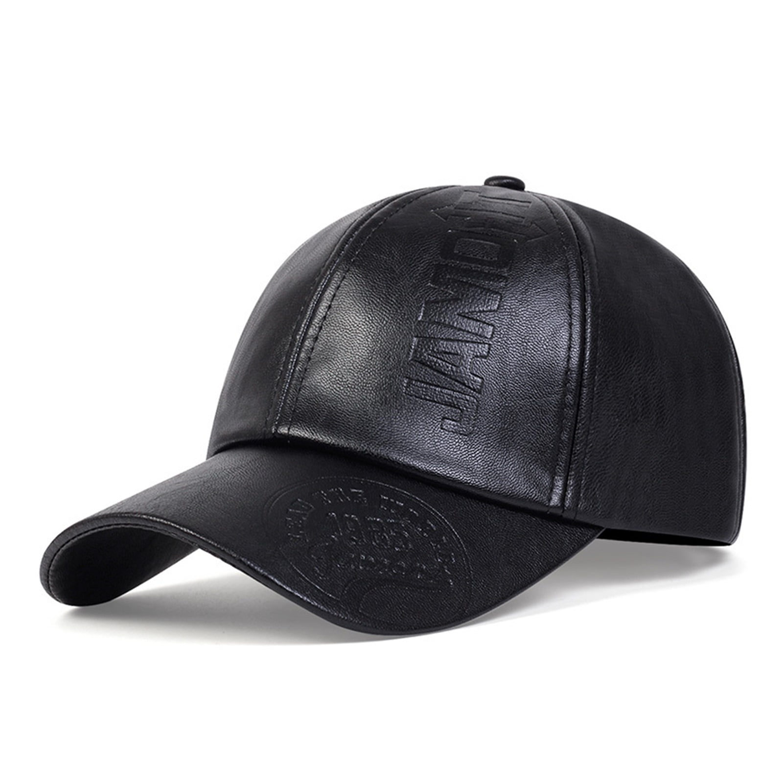 Vintage Leather Baseball Cap Men Fashion Hip Hop Sports Caps Army Hat ...