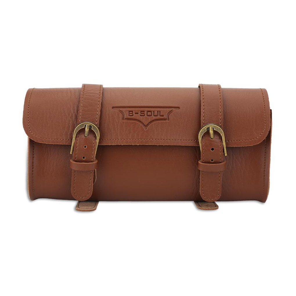 Leather Handlebar Bag For Bicycle