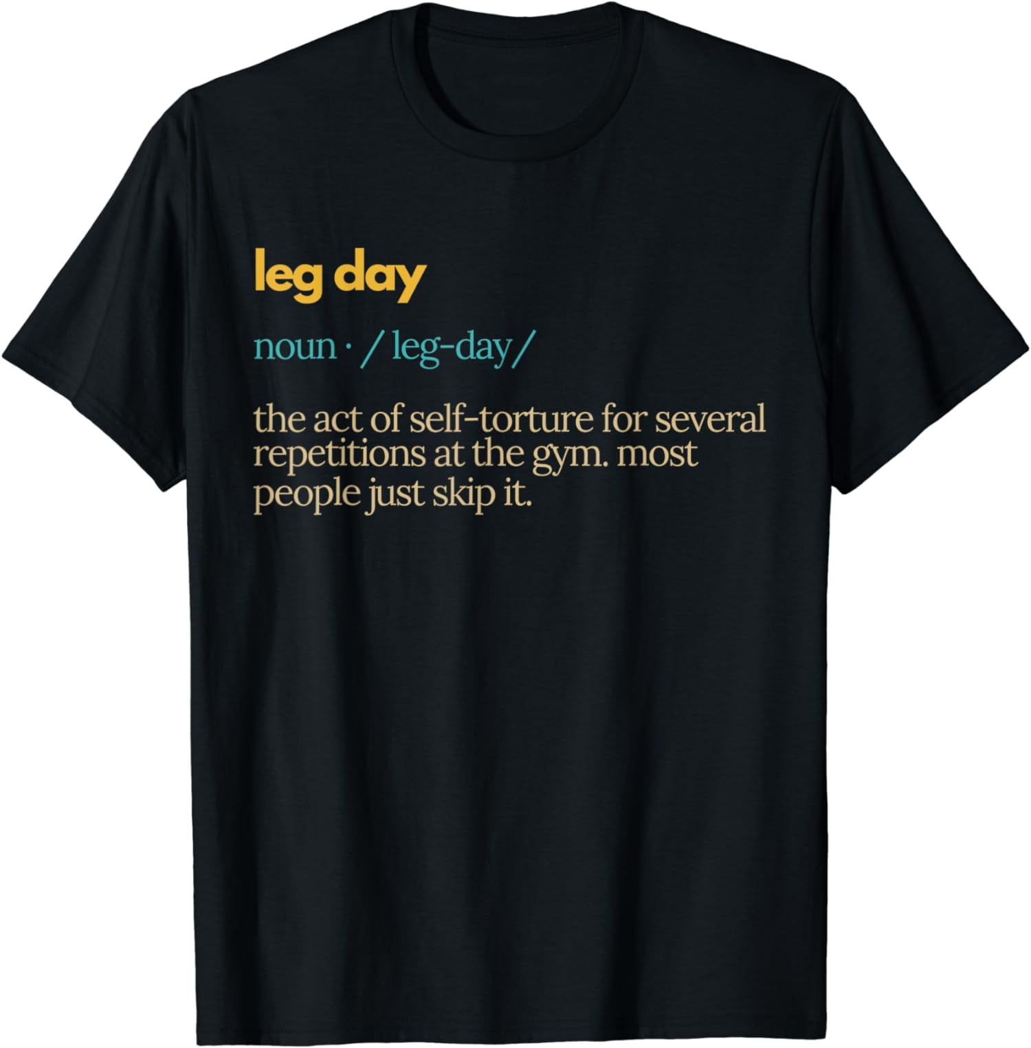 Vintage Leg Day Definition Mens Gym Pump Cover Oversized Gym T-Shirt ...