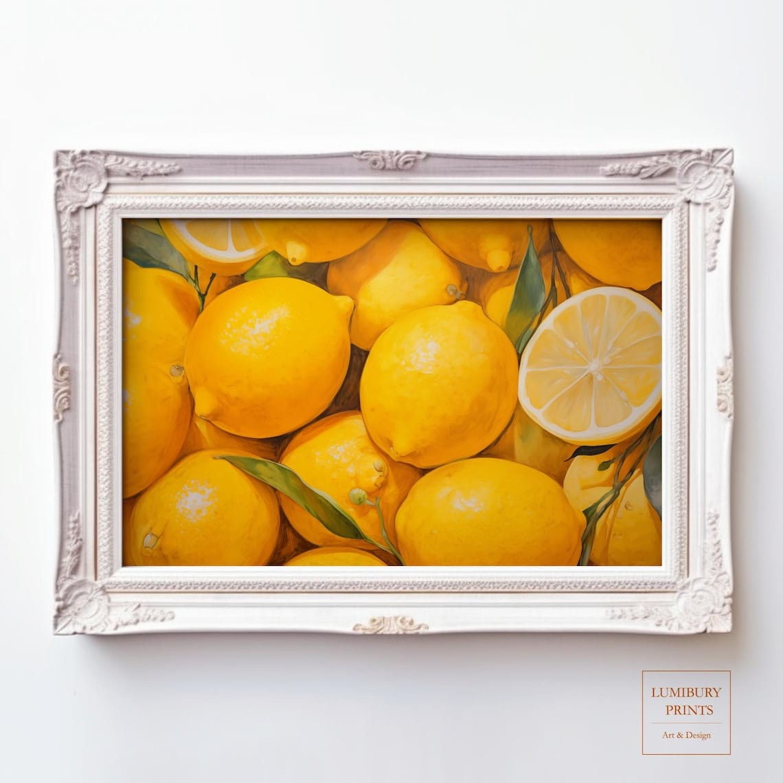 Vintage Lemon Print, Citrus Wall Art, Rustic Kitchen Decor, Farmhouse ...