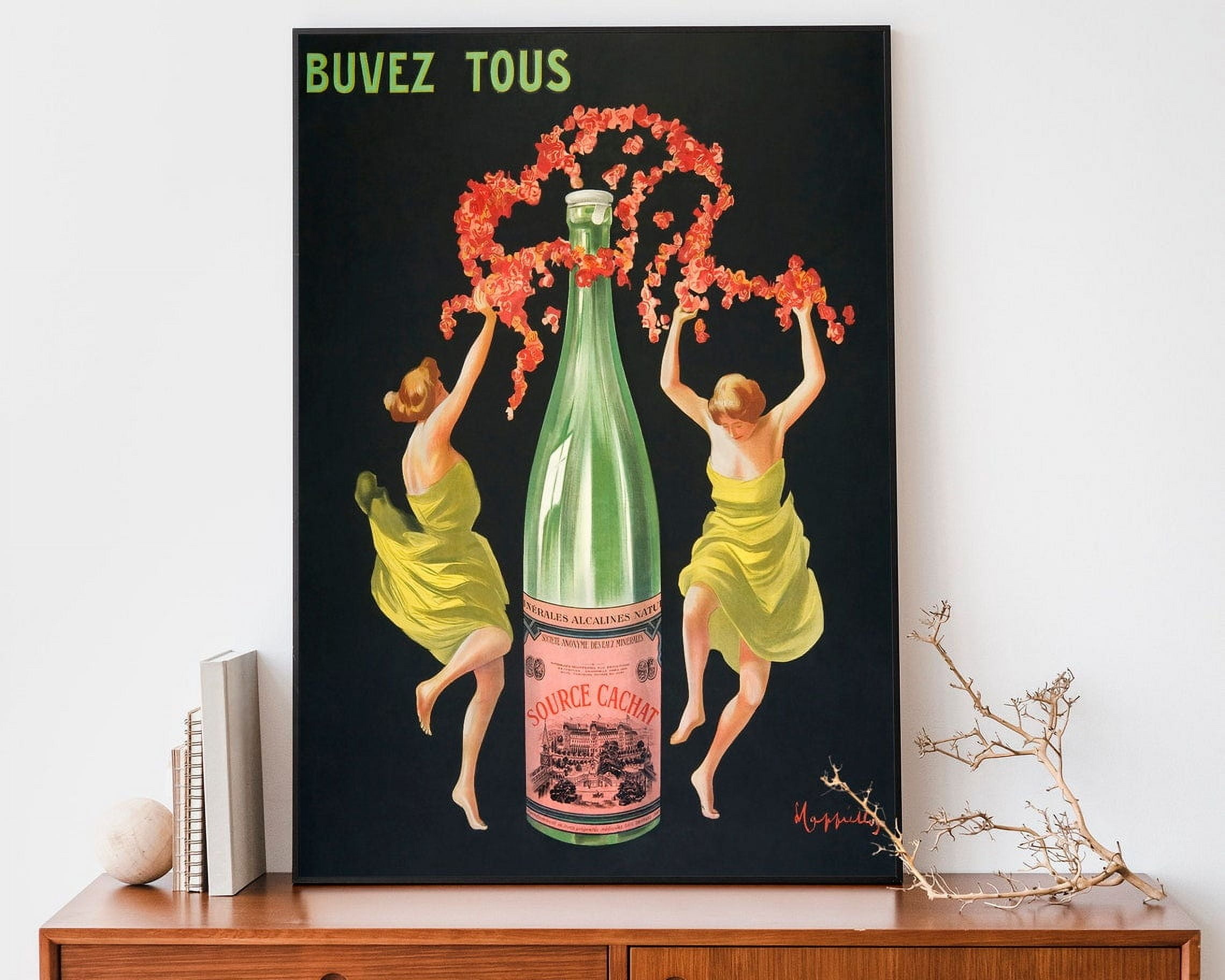 Vintage Leonetto Cappiello Poster, Buvez Tous Evian Cachat Vintage Food ...