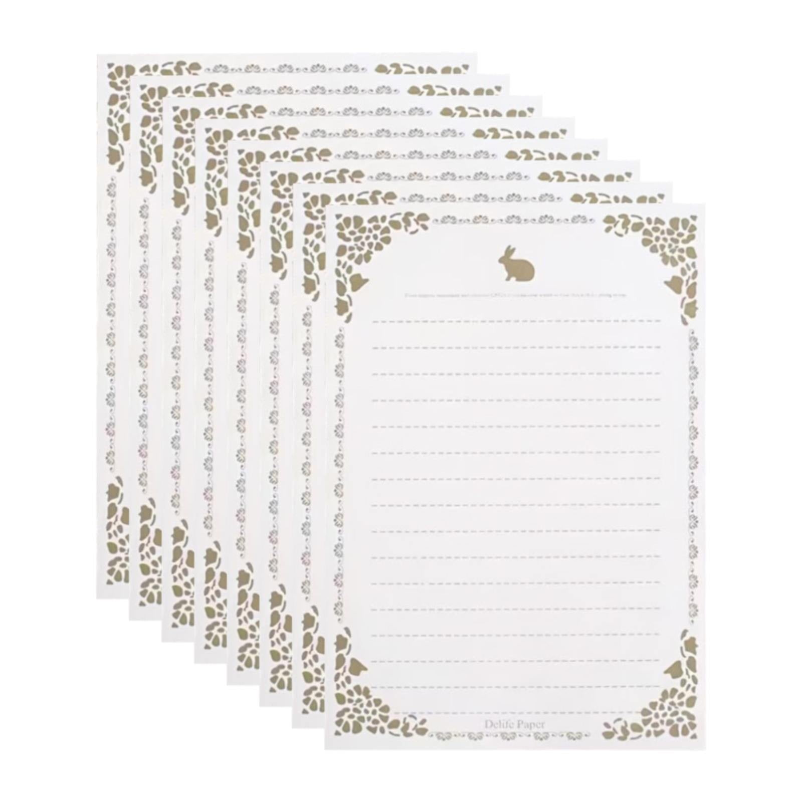 Vintage Letter Paper, White Writing Paper|Vintage Design Stationary ...