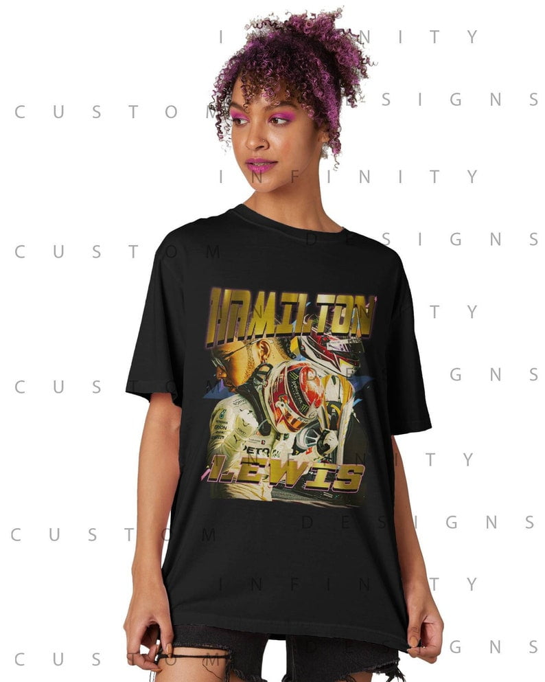 Vintage Lewis Hamilton shirt American Sport Formula Racing Drive ...