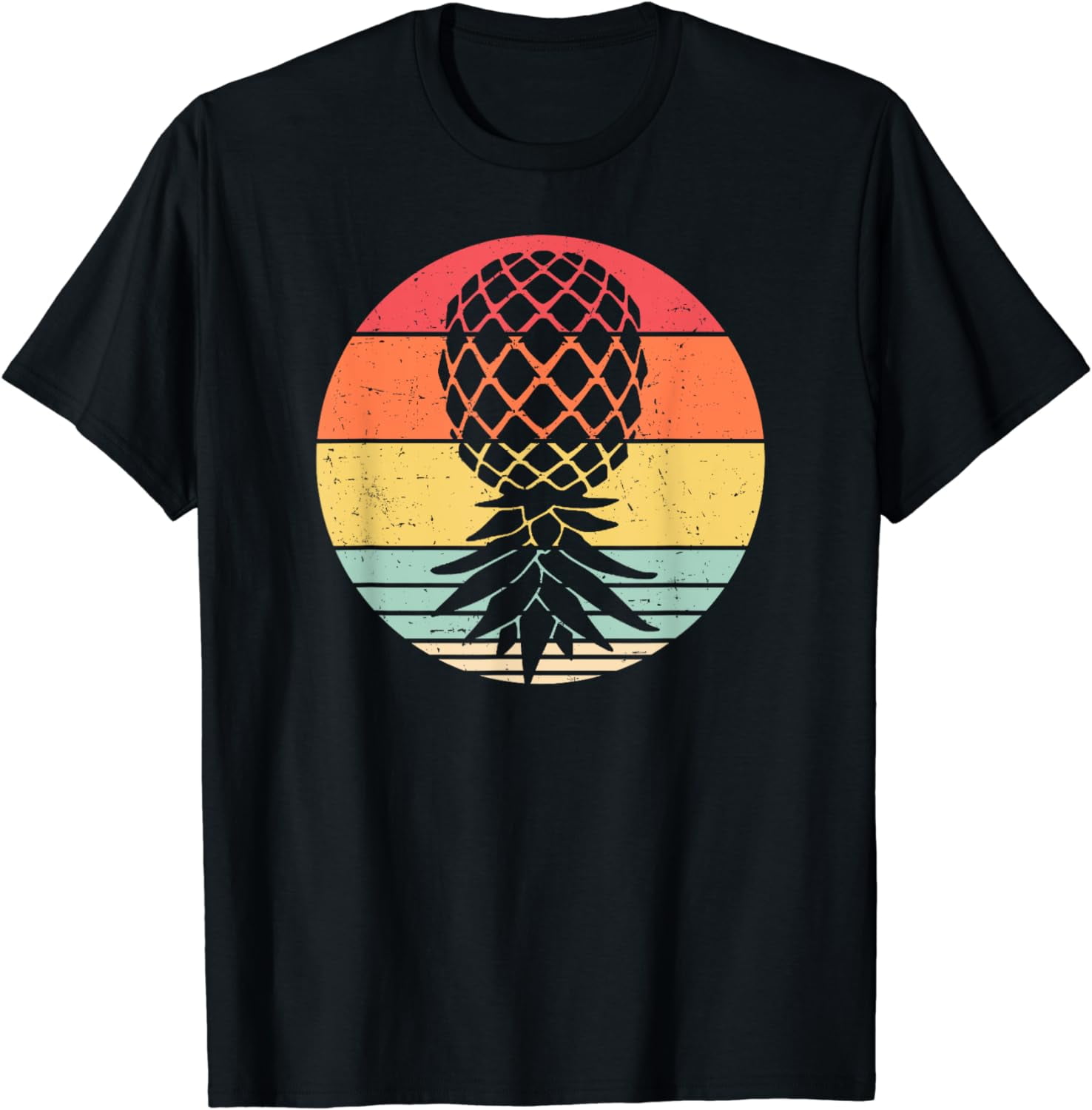 Vintage Lifestyle Retro Upside Down Pineapple Swinger T Shirt