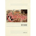 Vintage Lined Notebook Greetings from Chicago, Illinois (Paperback ...