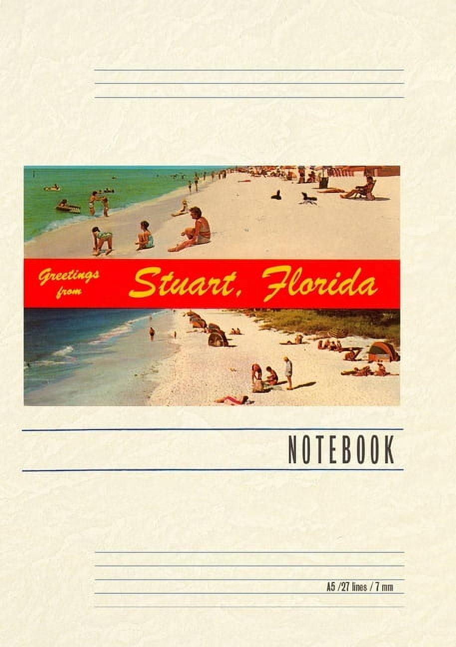 Vintage Lined Notebook Greetings from Stuart, Florida (Paperback ...