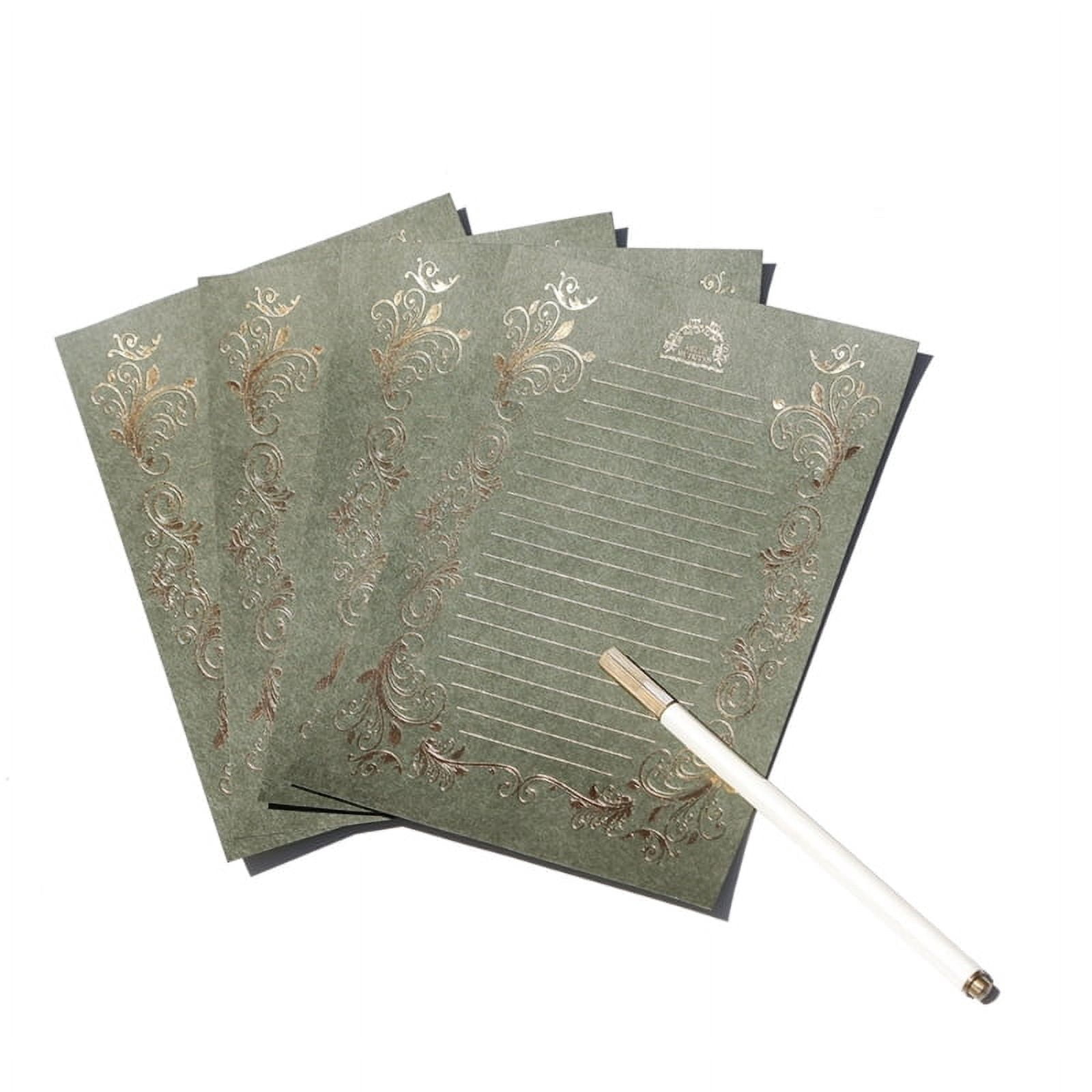 Vintage Lined Paper with Antique Border-Design,Aged Writting Paper ...