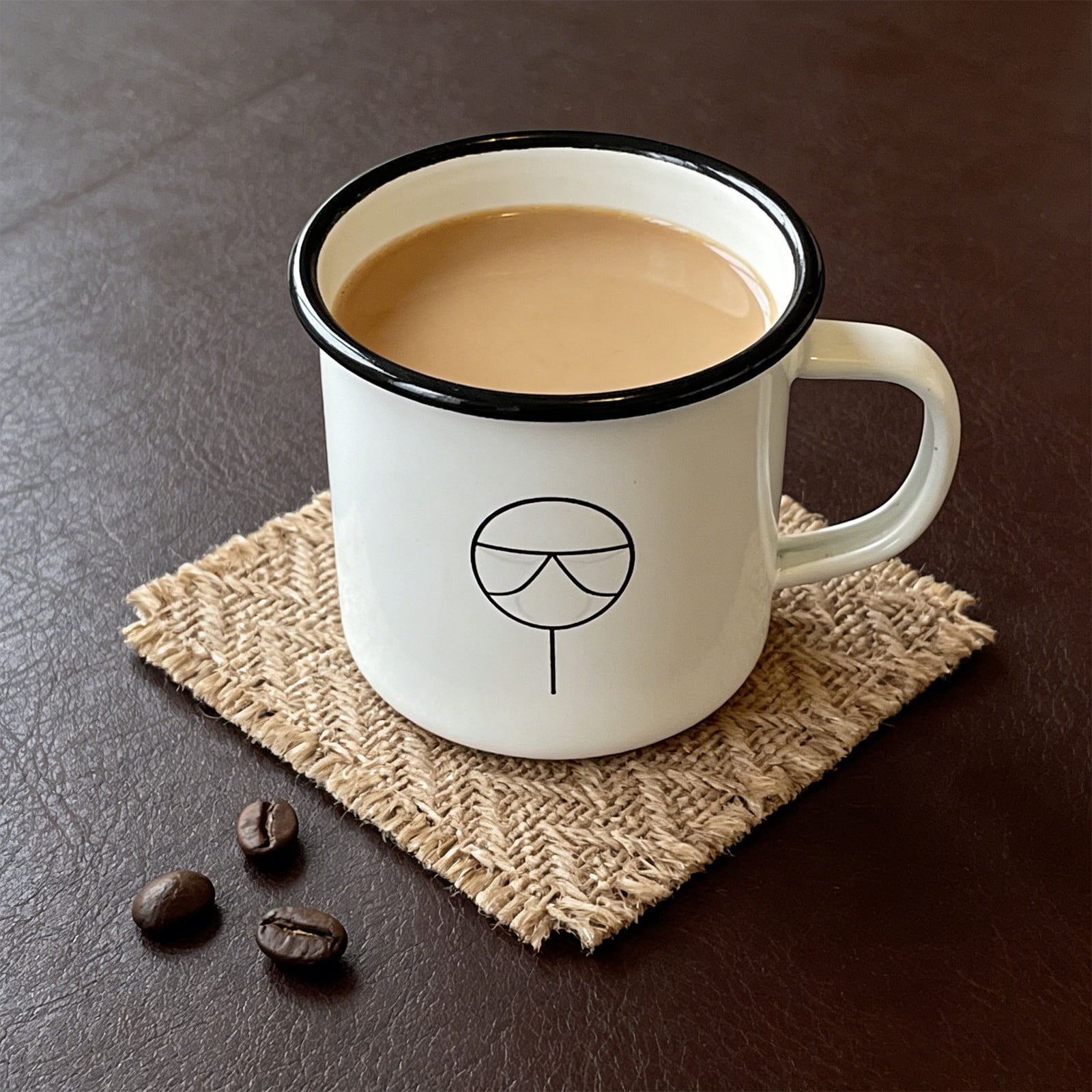 Vintage Linen Woven Coaster, Home Jute Braided Placemats, 3.9x3.9 ...