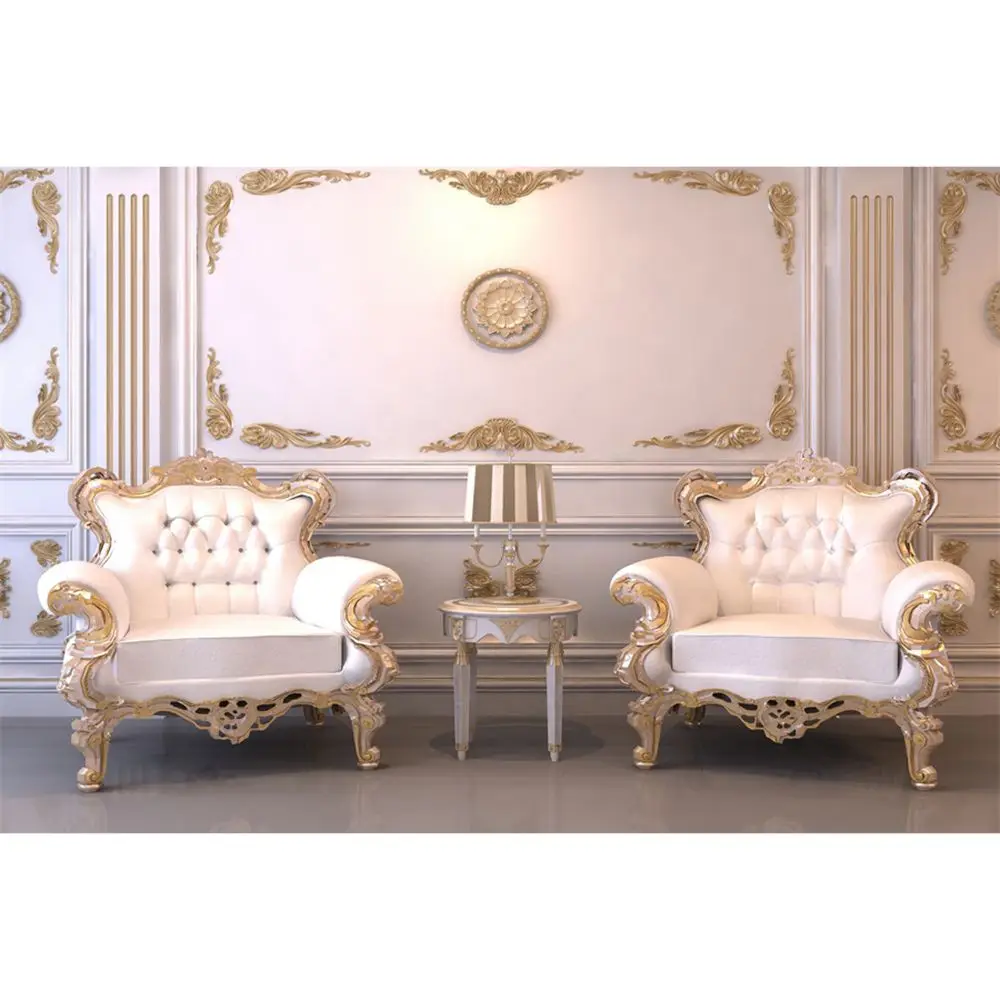 Vintage Living Room Fireplace Western Photography Backdrop 3D Product ...