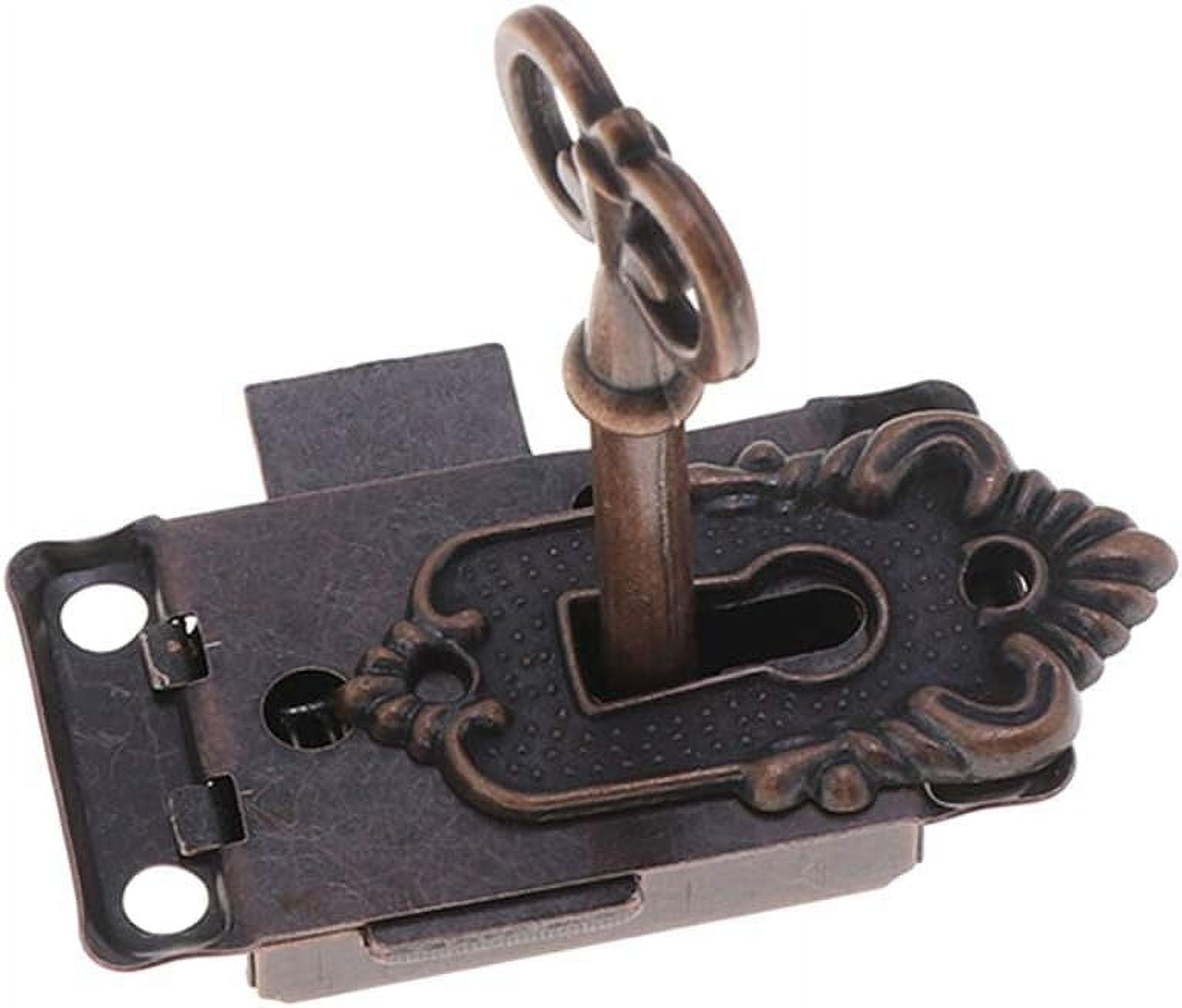 Vintage Lock With Exquisite Patterns For Furniture Decor, Antique ...