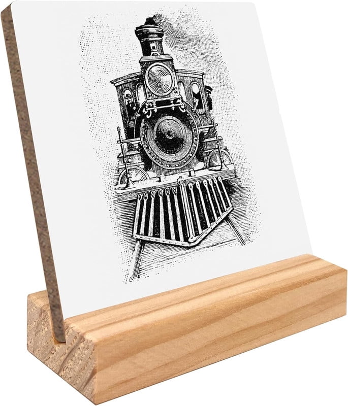 Vintage Locomotive Train Wood Plaque Sign, Gifts For Train Lovers ...