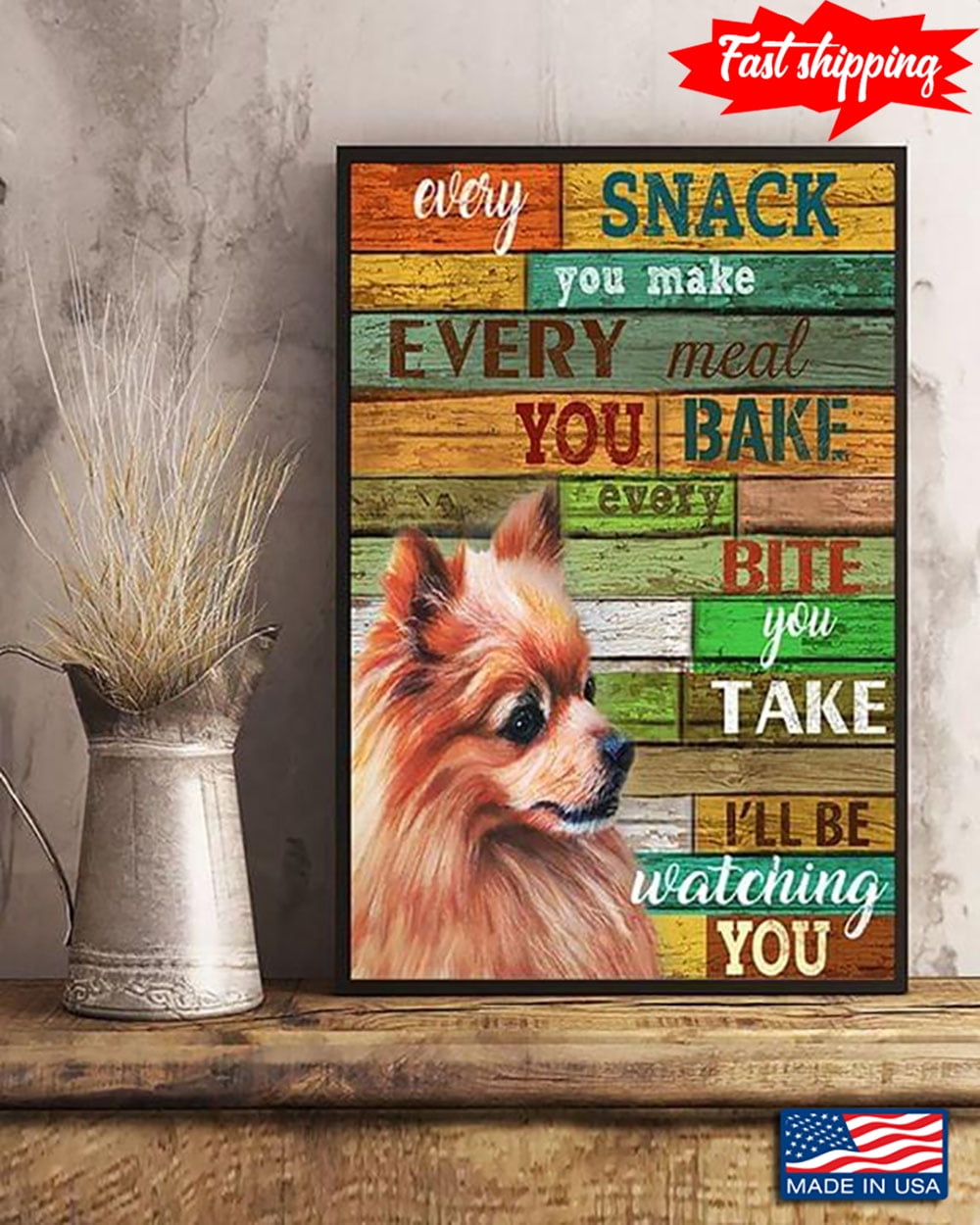 Vintage Long Haired Chihuahua Every Snack You Make Every Meal You Bake ...
