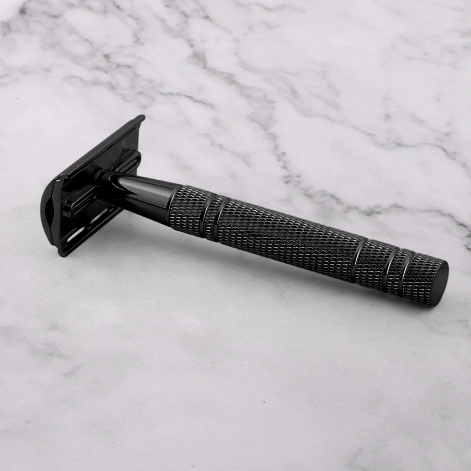 Vintage Long Handle Double Edge Safety Razor -Stainless Steel Blades ...