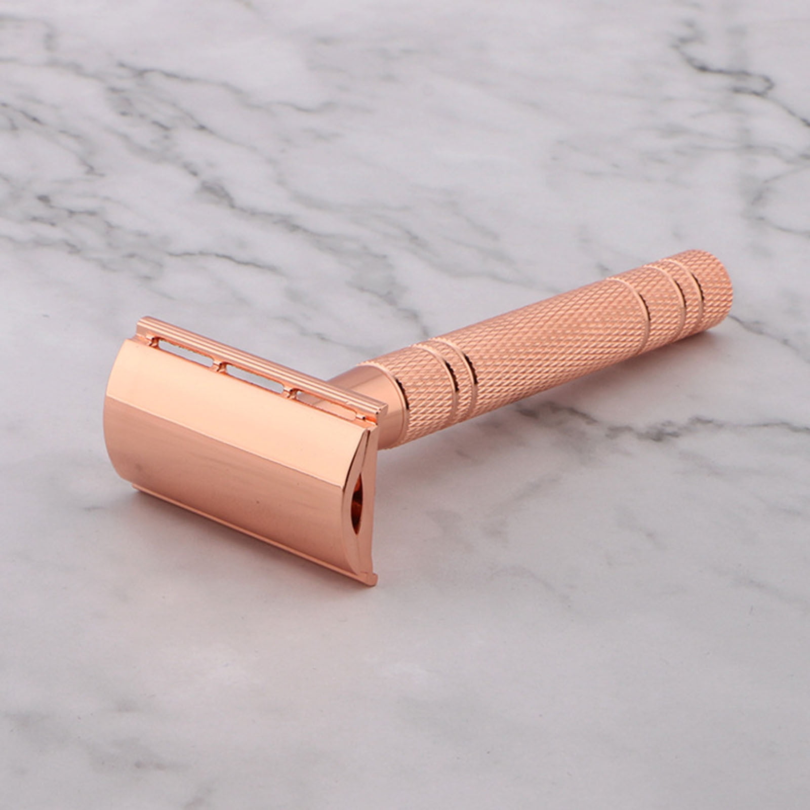 Vintage Long Handle Double Edge Safety Razor -Stainless Steel Blades ...