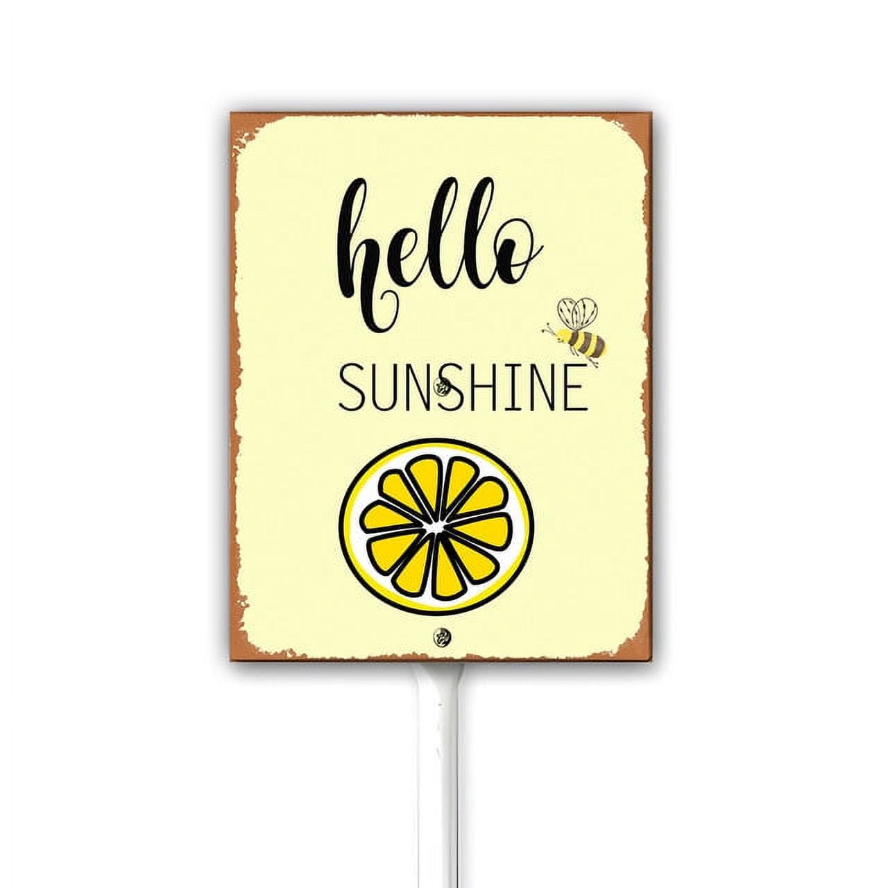 Vintage Look Hello Sunshine Bee Decor Summer Home Decor for Yard ...