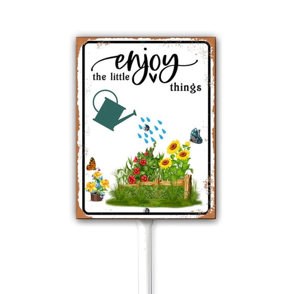 TIANCENTRAL H Rustic Vintage Garden Signs - 16x8 Inches, Robins ...