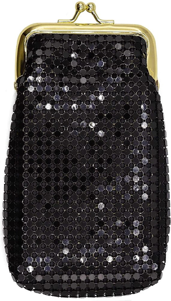 Vintage Luxuriant Soft 4mm Metallic Mesh Cigarette Case Purse (Full ...