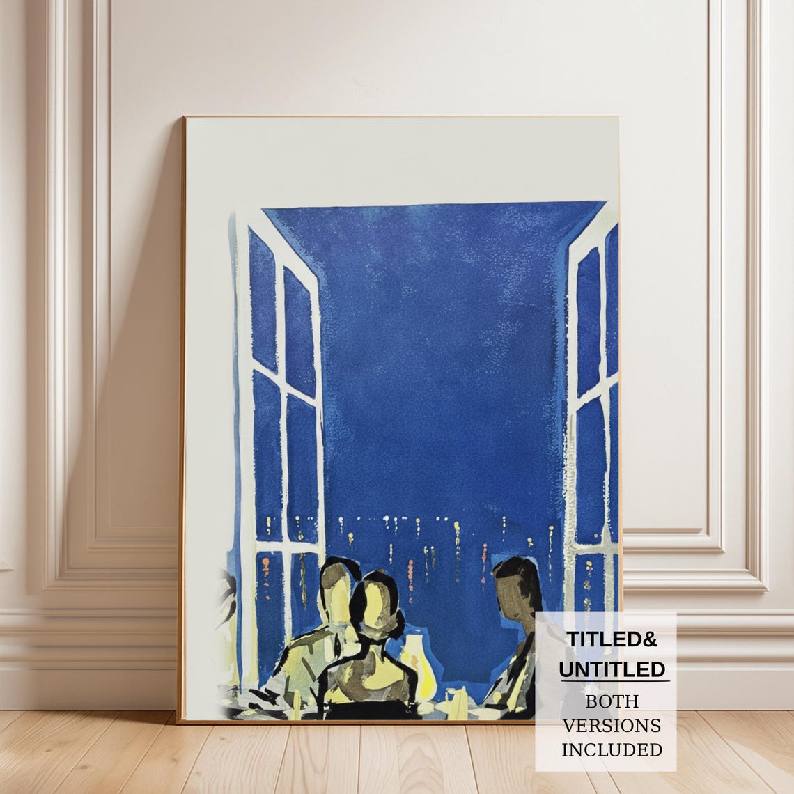 Vintage Magazine Cover Poster Night Cityscape Art Print Retro Gallery ...
