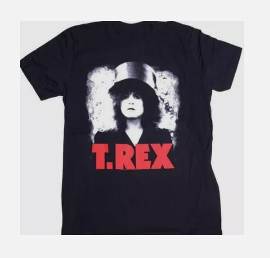 Vintage Marc Bolan T. Rex band Men T-Shirt Black Short Sleeve S-5XL ...