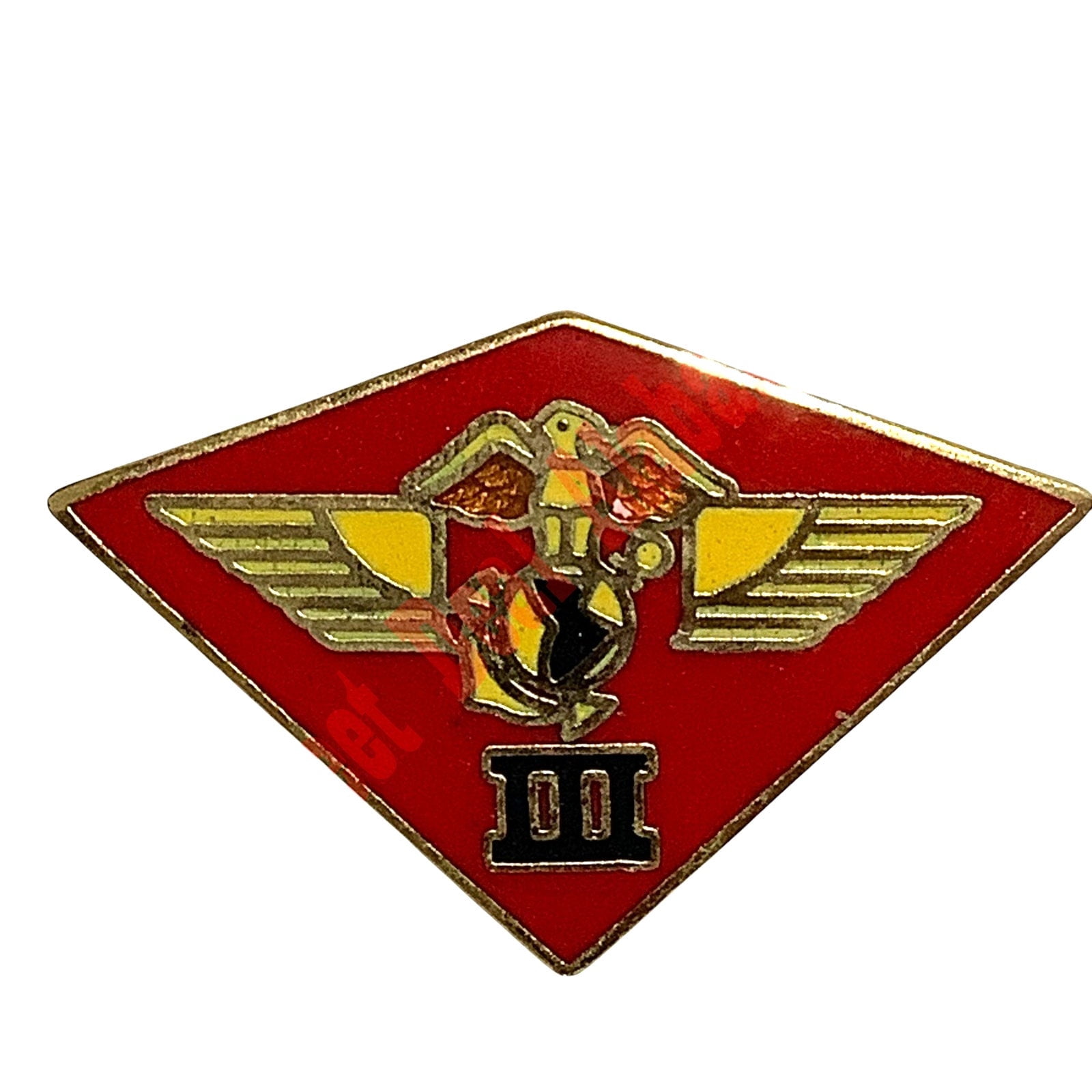 Vintage Marine Corps 3rd Marine Aircraft Wing - Hat, Lapel Pin 7/8"H x ...