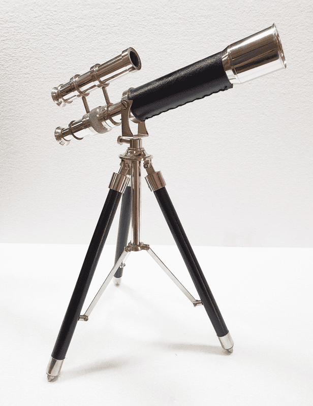 Vintage Marine Old Antique Double Barrel Telescope 11" Maritime ...