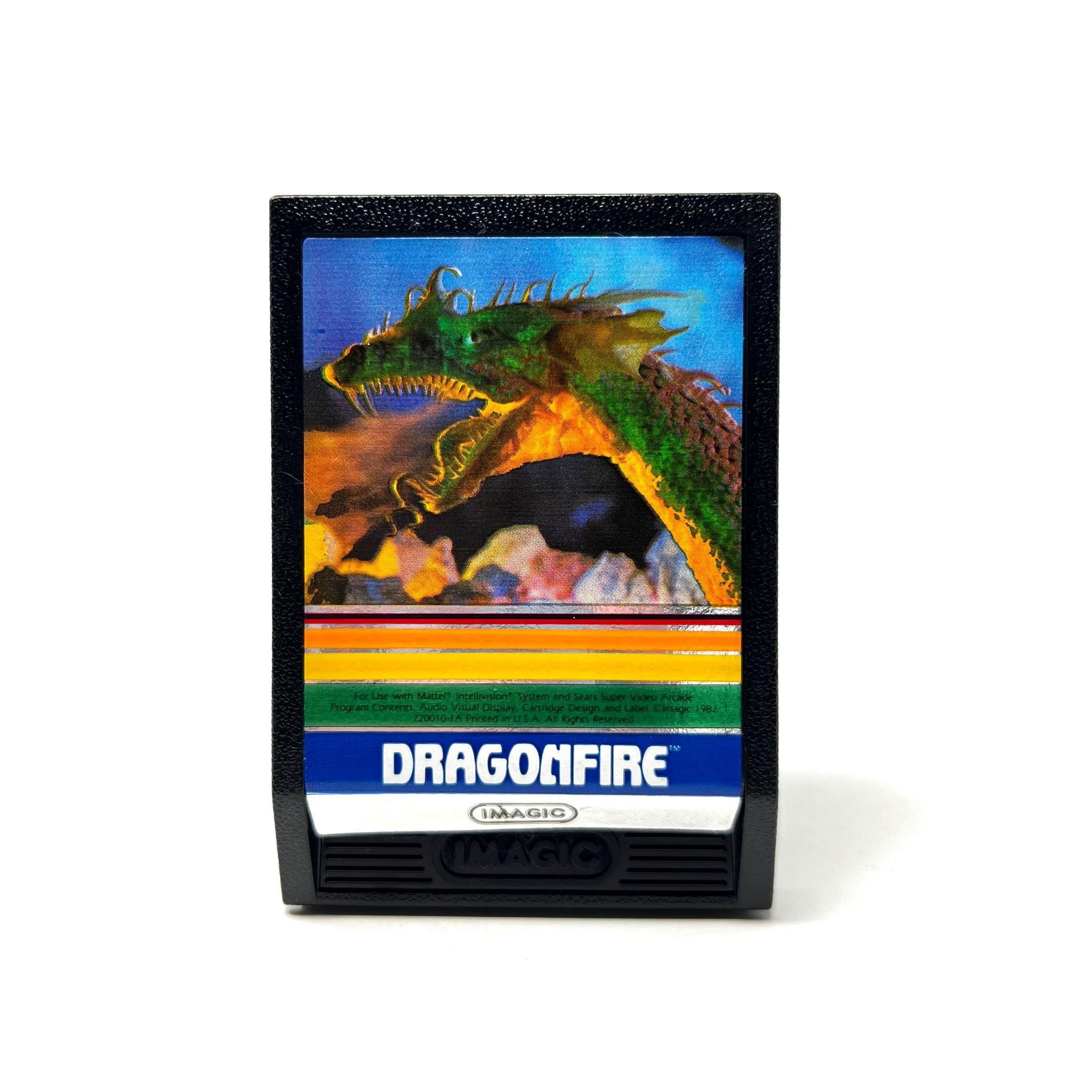 Vintage Mattel Intellivision Dragonfire Video Game Cartridge Only ...