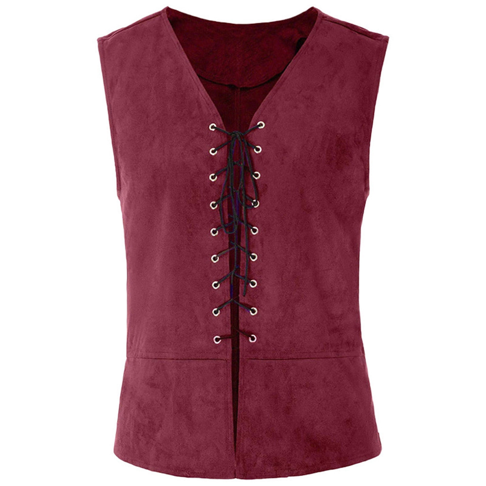 Vintage Medieval Men Vest Clearance Men's Laced Up Renaissance ...